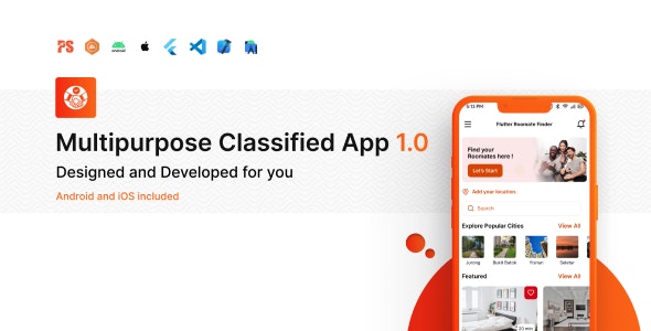 PSX Multipurpose Classified Flutter App with Laravel Admin Panel v1.0.4-问智库